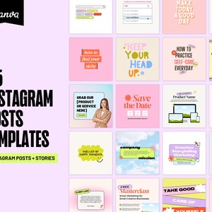 45 Modern Instagram Templates | Social Mediatemplates | Canva Templates ...