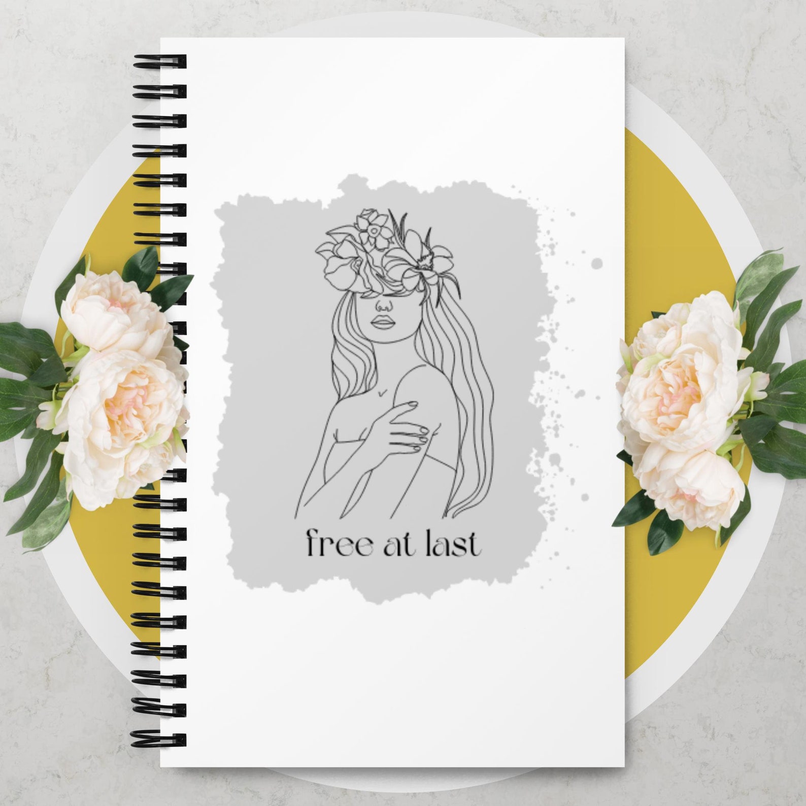 Free at Last Spiral Notebook - Etsy