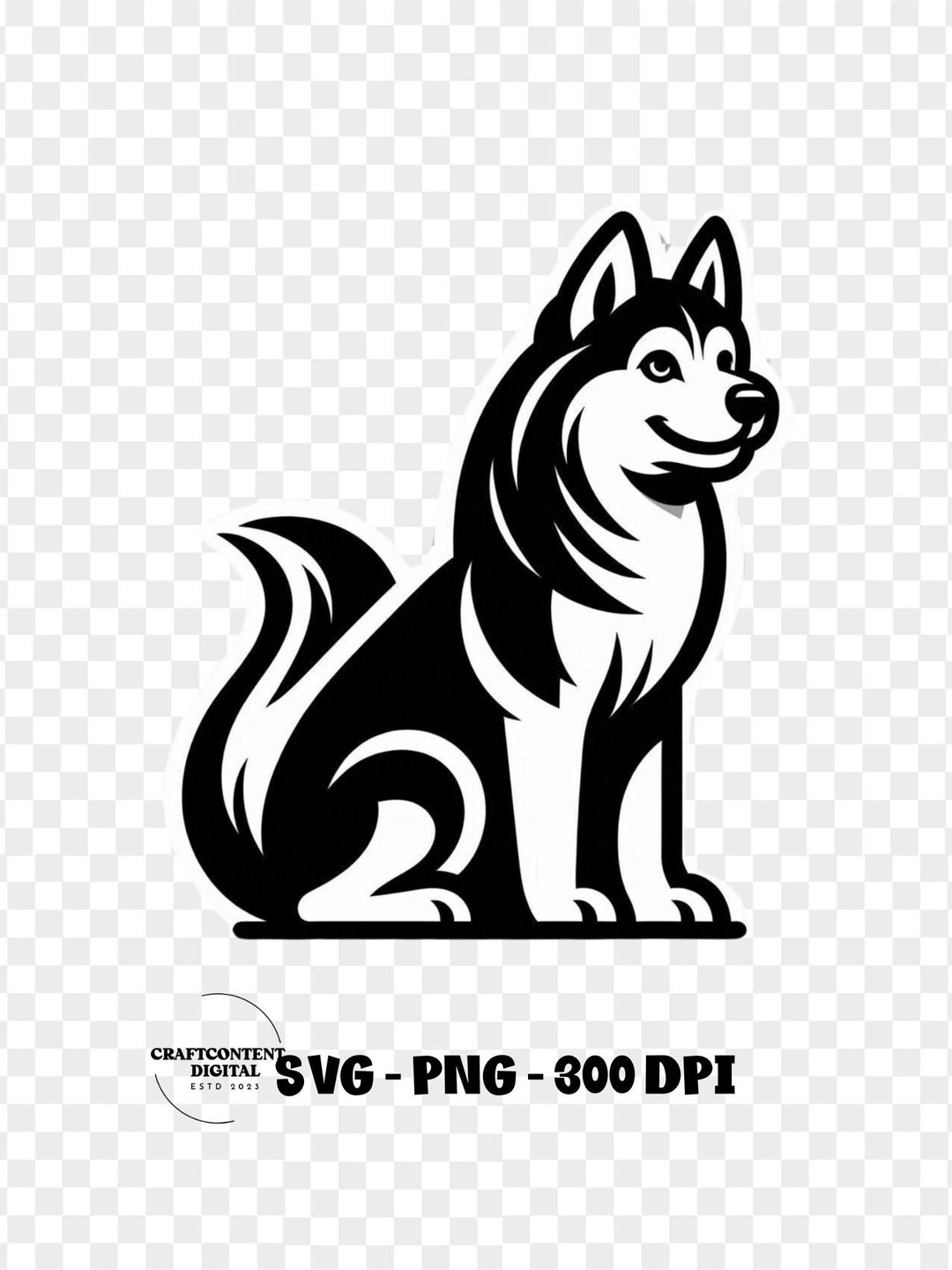 Husky Svg, Siberian Husky, Dog Cut File, Dog Svg Files, Husky Dog Breed ...