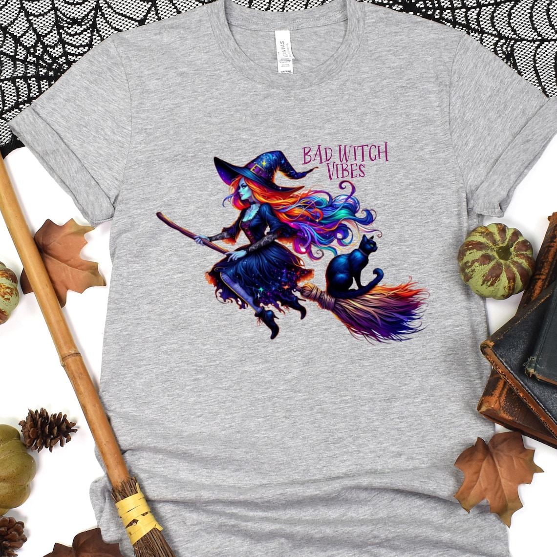 Bad Witch Vibes PNG Halloween Witch Clipart Digital Download - Etsy