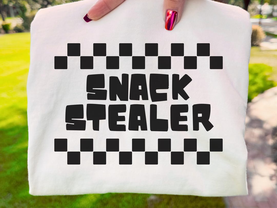 Snack Stealer SVG: Funny Foodie Clipart for T-shirts (digital Download ...