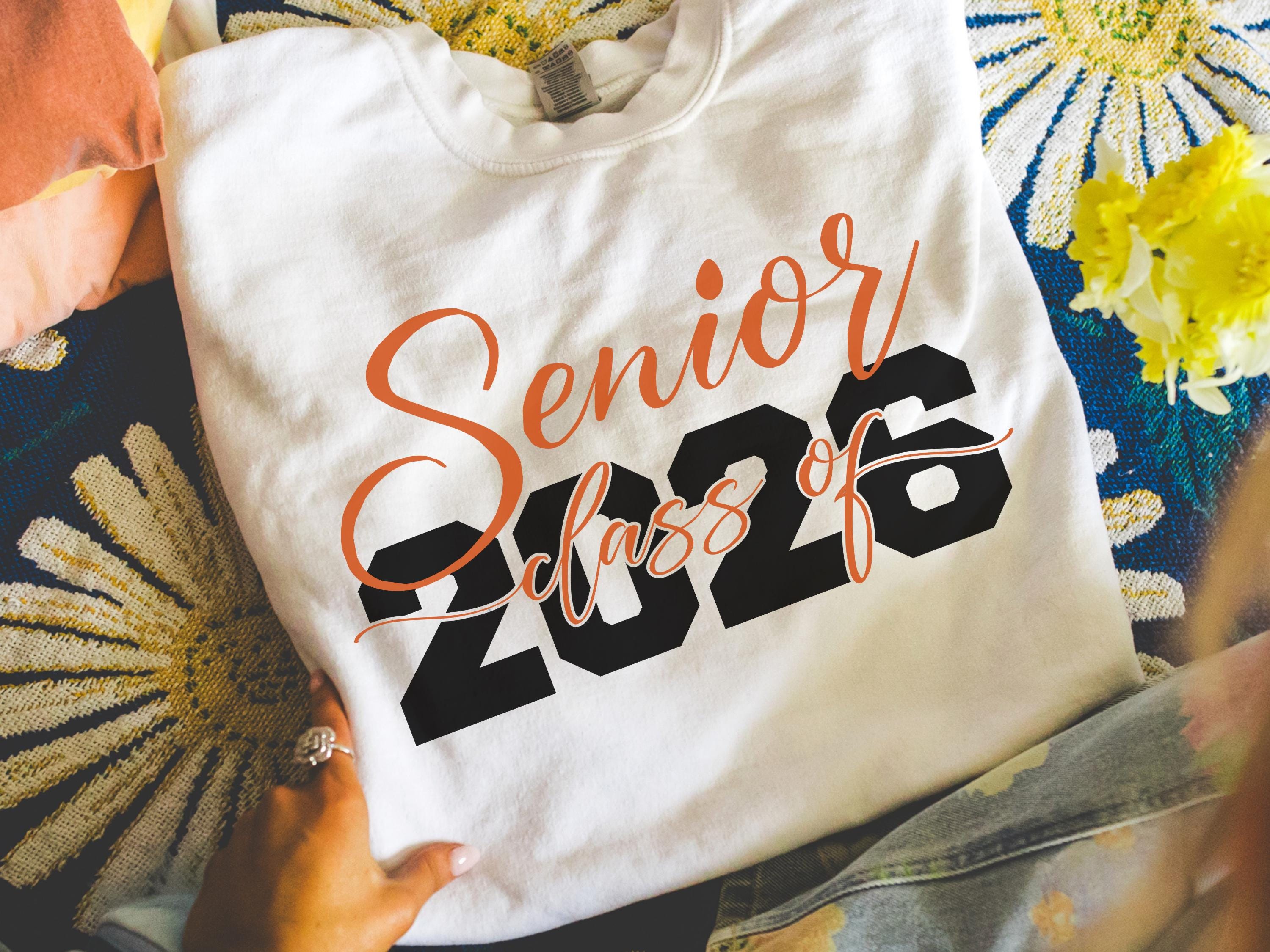 Senior Class of 2026 SVG PNG, Senior Shirt Design, Graduation Digital ...