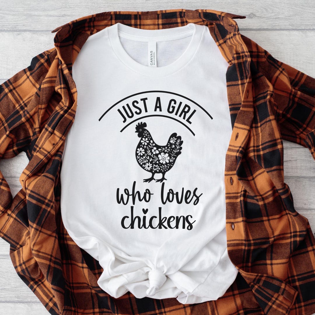 Floral Chicken Shirt Svg, Crazy Chicken Lady, Chicken Hen, Chicken ...