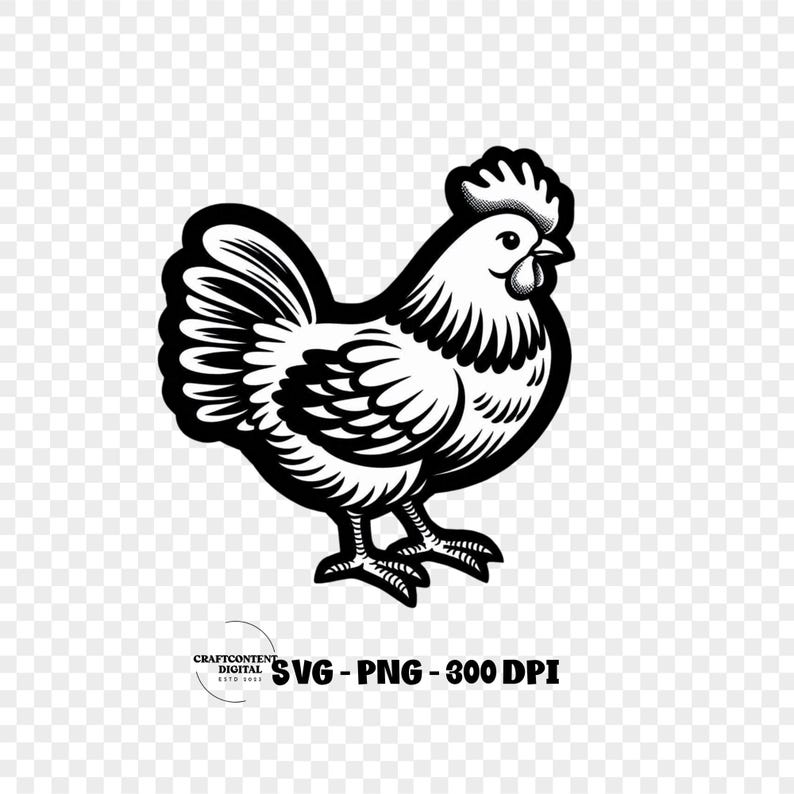 Pollo svg, clipart de animales de granja, gallina svg, gallo svg - Etsy ...