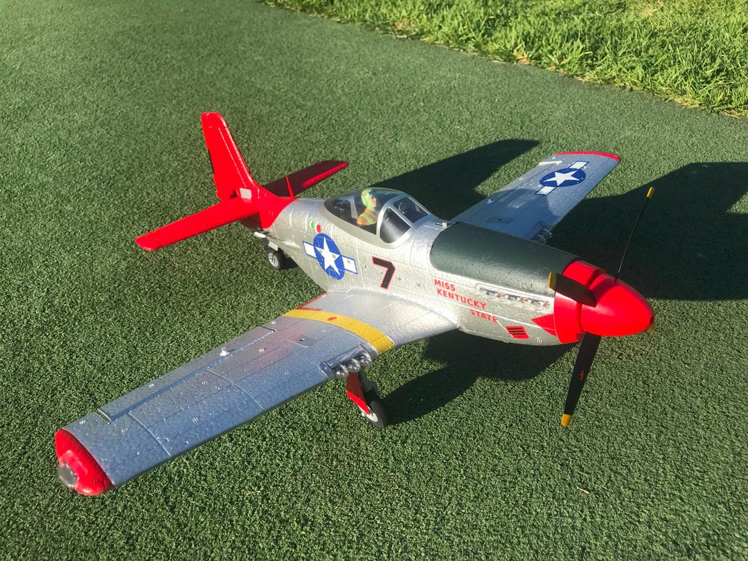 RC P-51 Mustang Brushless Warbird 560mm Wingspan 4CH With LED Light - Etsy