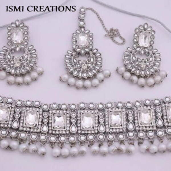 Silver Color Jewelry - Etsy