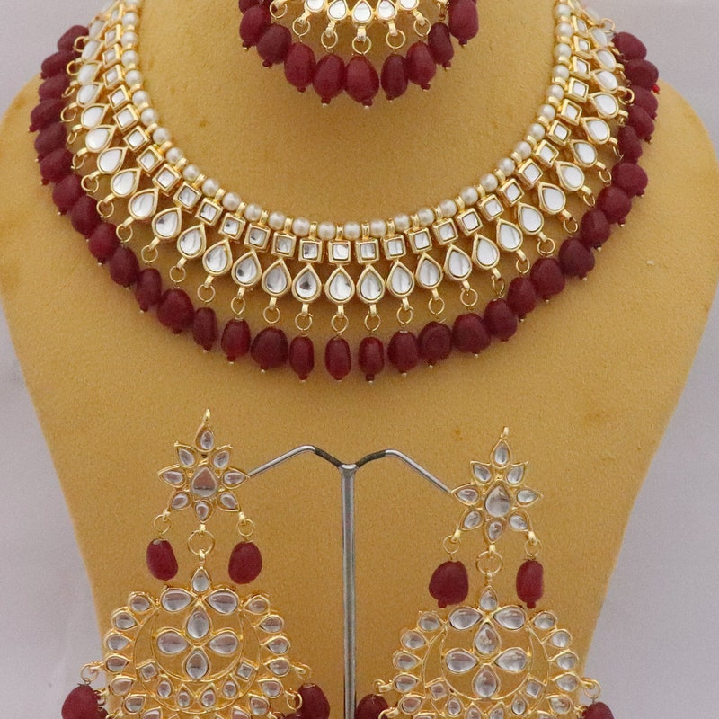 Red Jewelry Set - Etsy