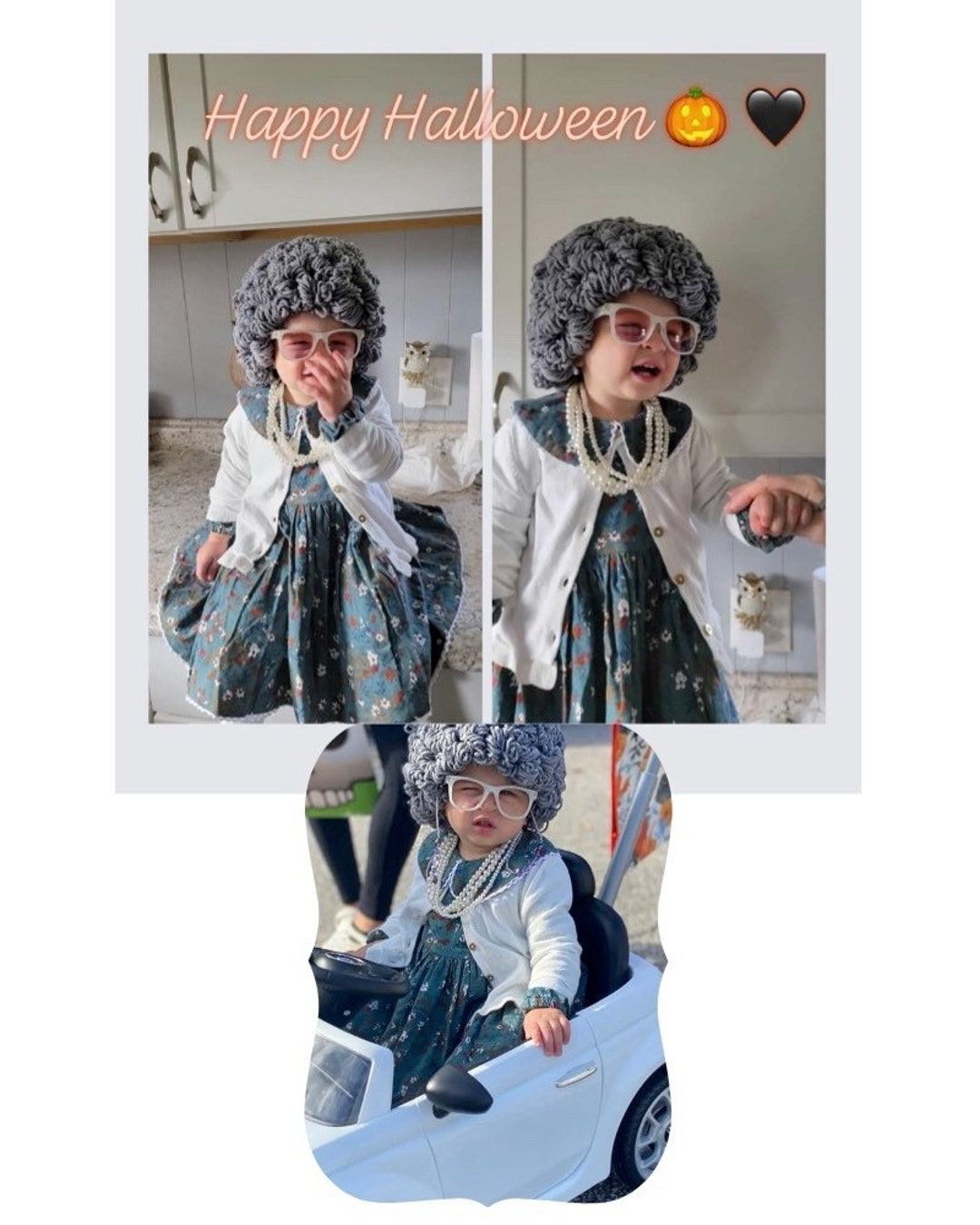 Crochet Grandma Wig - Etsy