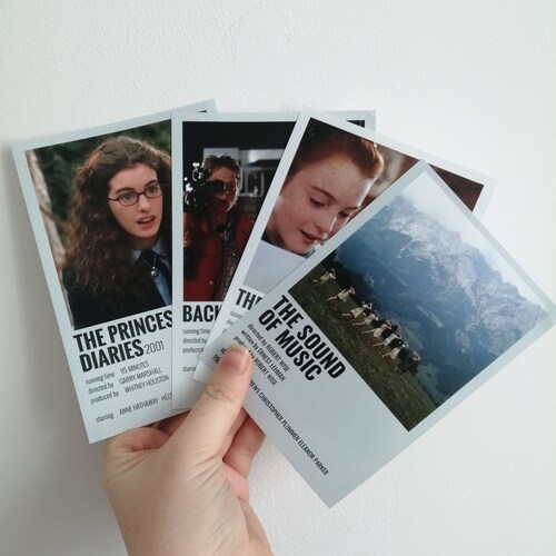 Mini Movie Poster Print Pack for Wall Collages | Etsy