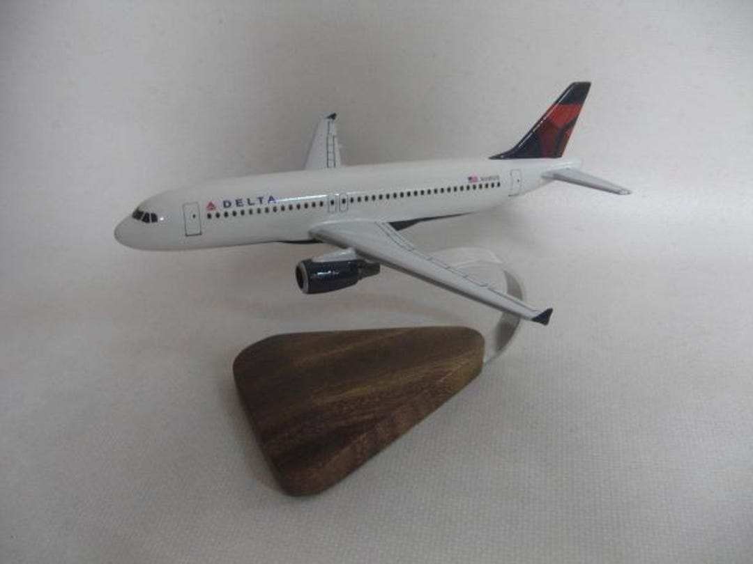 Airbus A320 Delta Airlines Airplane Desktop Model - Etsy
