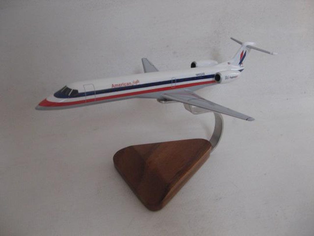 Embraer EMB-145 ERJ-145 American Eagle Airlines Airplane Desktop Model ...