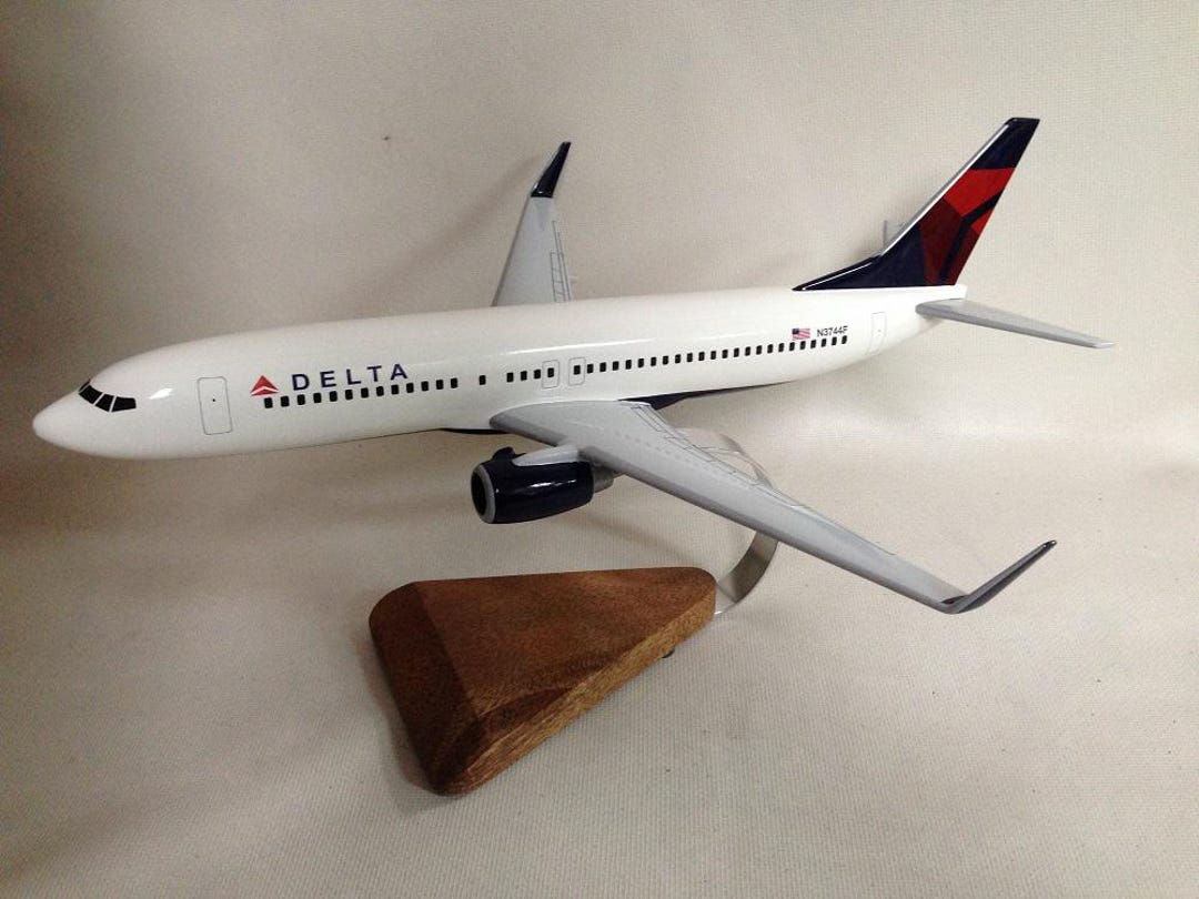 Boeing 737 B737-800 Delta Airlines Airplane Desktop Model - Etsy