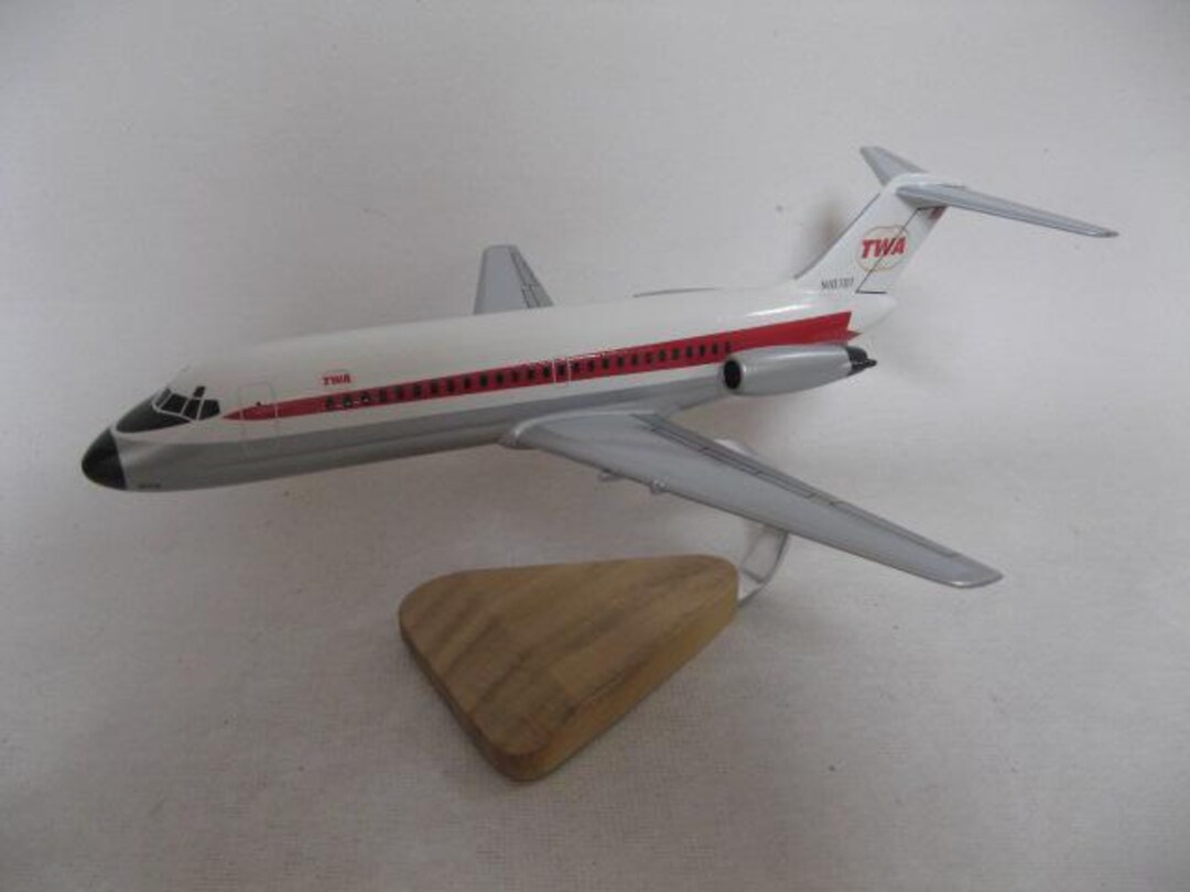 Douglas DC-9 TWA Transworld Airplane Desktop Model - Etsy