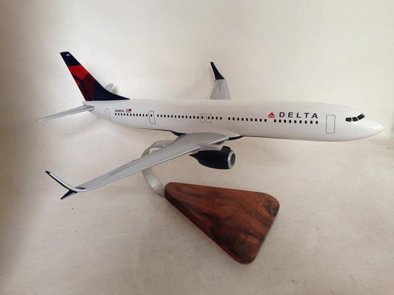 Boeing 737 B737-900 Delta Airlines Airplane Desktop Model - Etsy