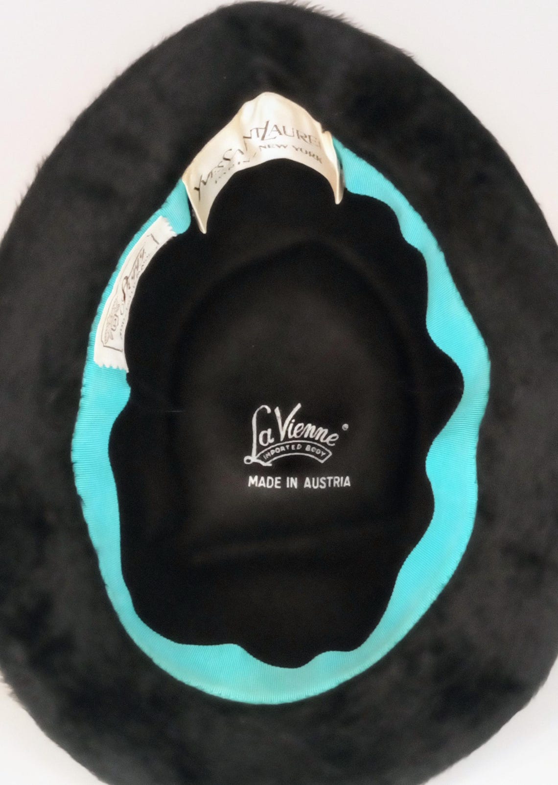 Vintage YSL Black Fedora 1960's - Etsy