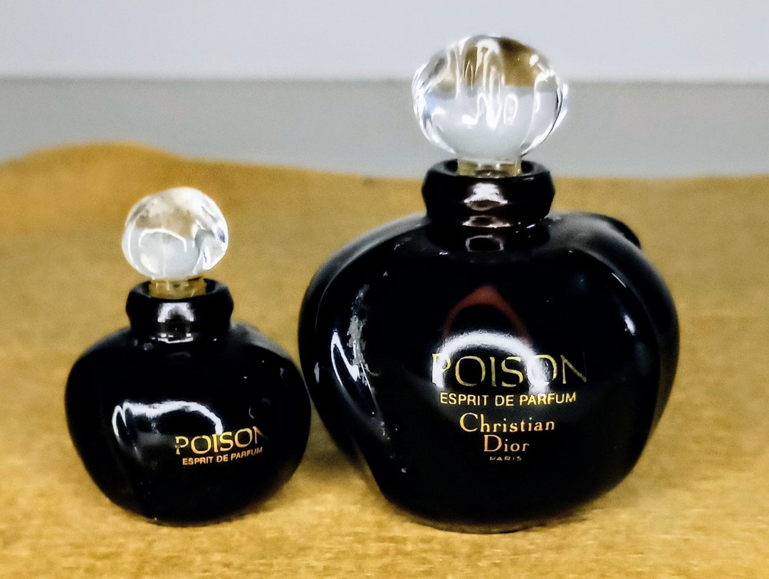 Vintage Christian Dior POISON Mini Perfume Bottle - Etsy
