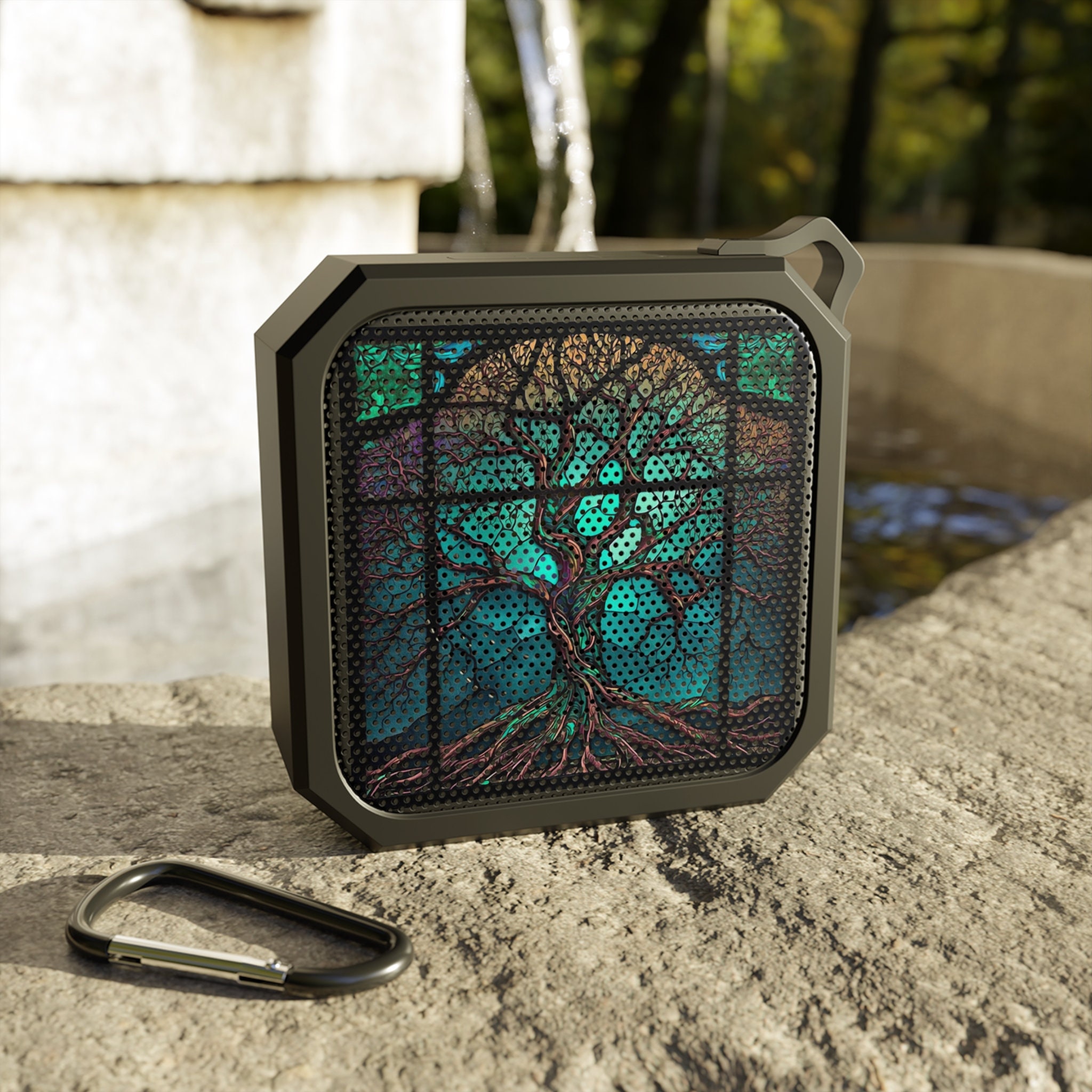 Tree of Life stained Glass Outdoor Bluetooth Speaker - Etsy