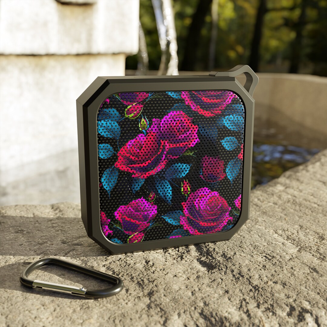 Neon Roses - Outdoor Bluetooth Speaker - Etsy