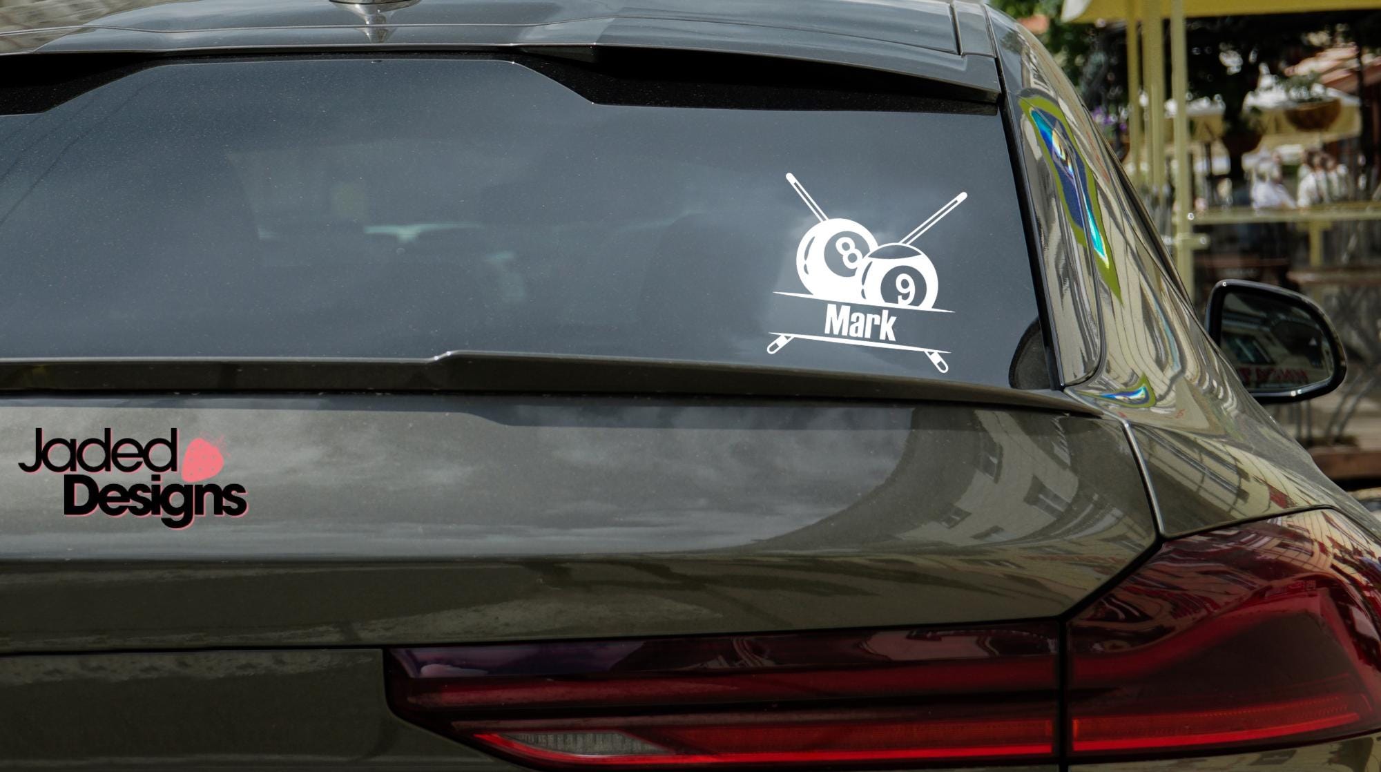 Personalized Billiards - Car Decal: Permanent Vinyl Sticker - Etsy