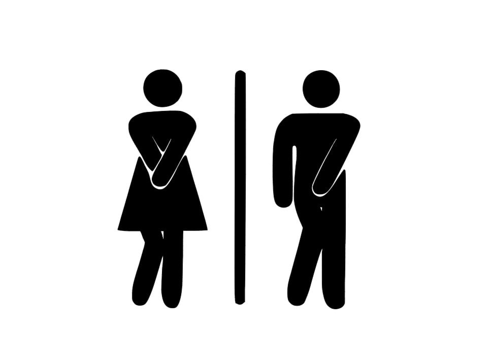 Funny Restroom Door Sign Decal - Etsy