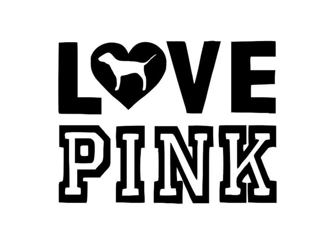 Love Pink - Car Decal/sticker - Etsy