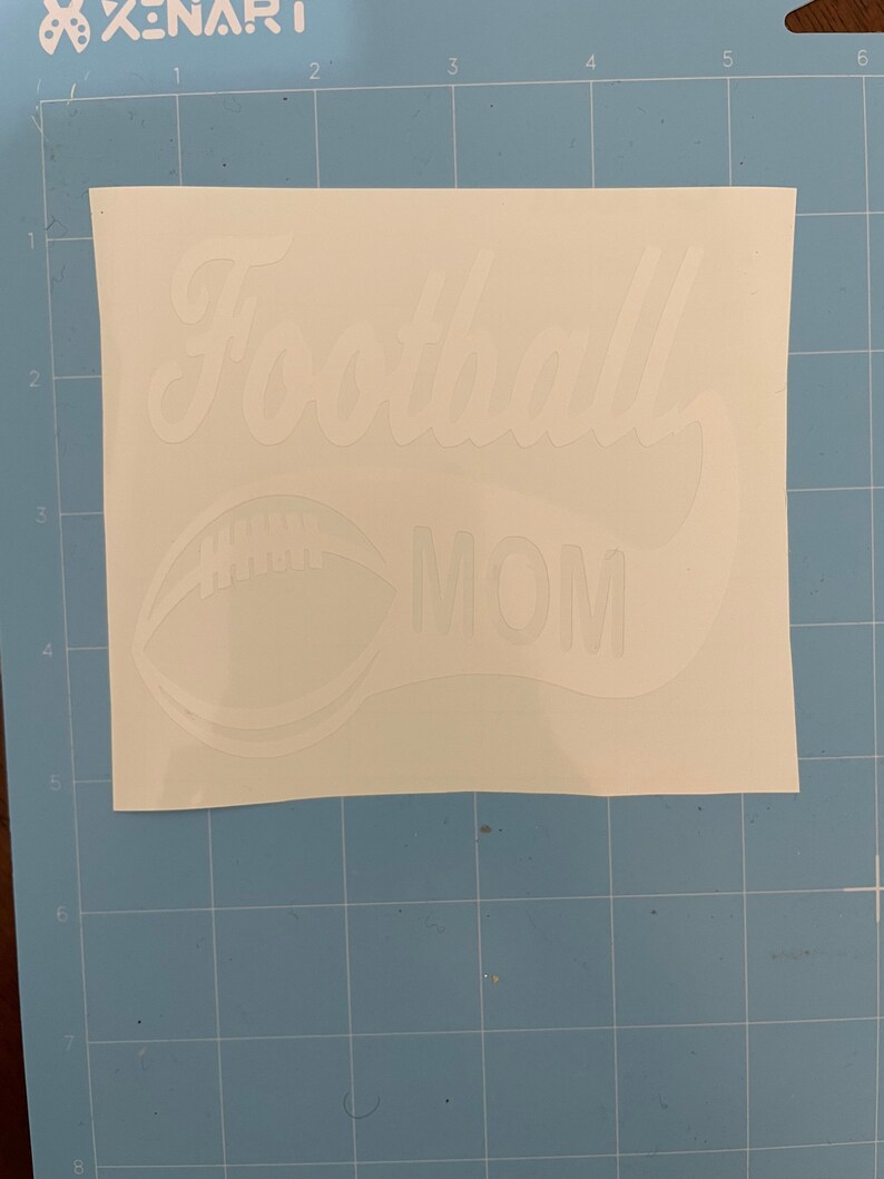 Car Decal football Mom - Etsy