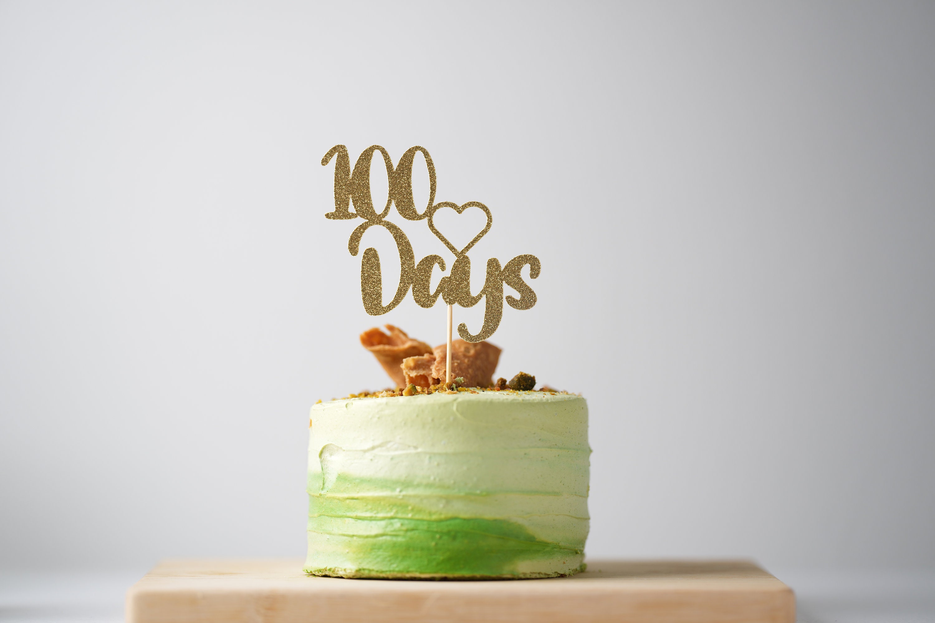 100 Days Cake Topper, 100 Days Celebration, 100 Days Party Decor, Baby ...