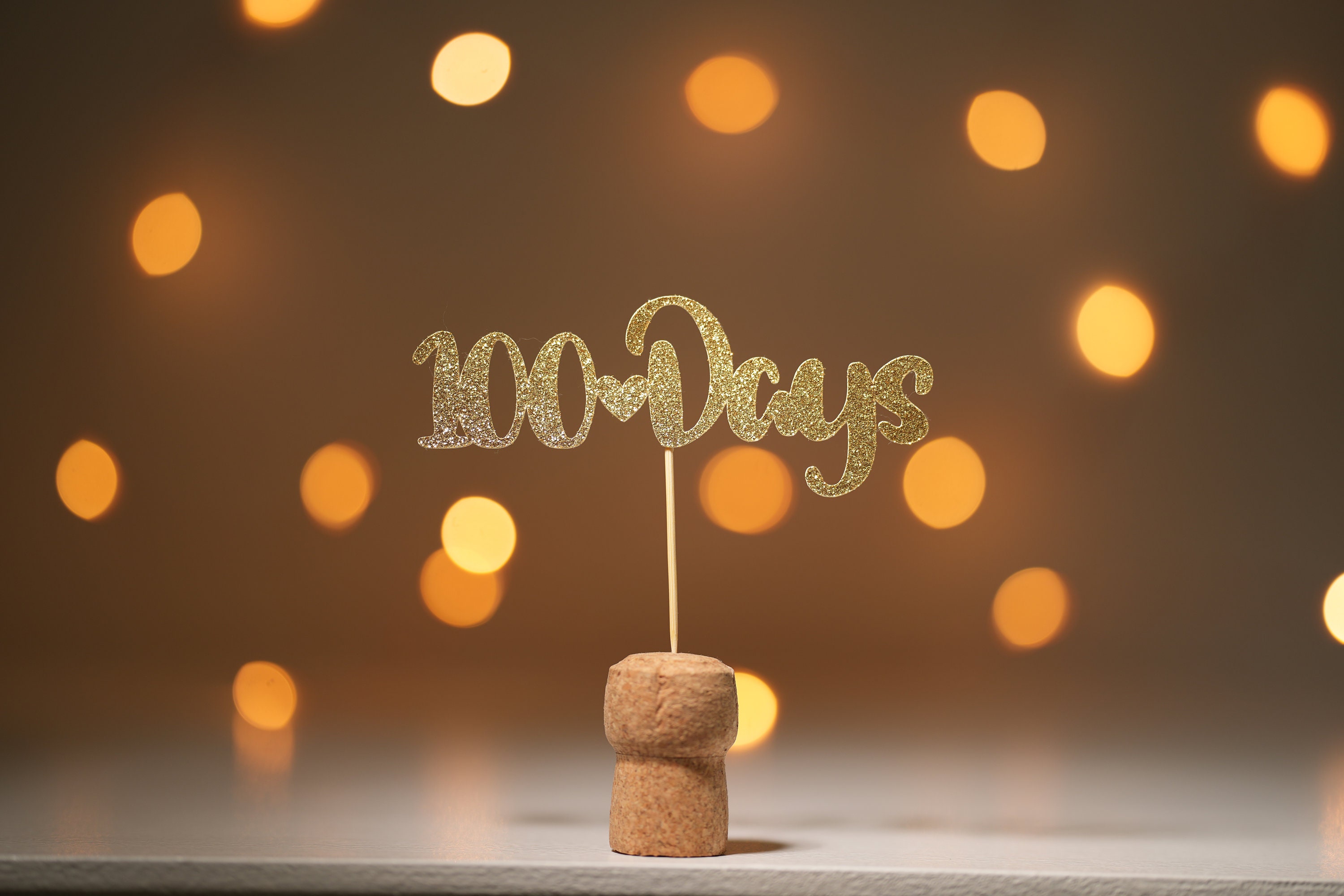 100 Days Cake Topper 100 Days Celebration 100 Days Party - Etsy UK
