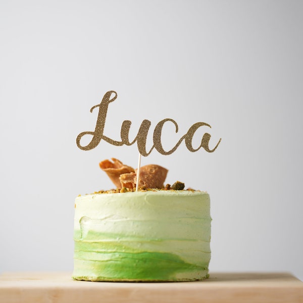 Name Cake Topper - Etsy Canada