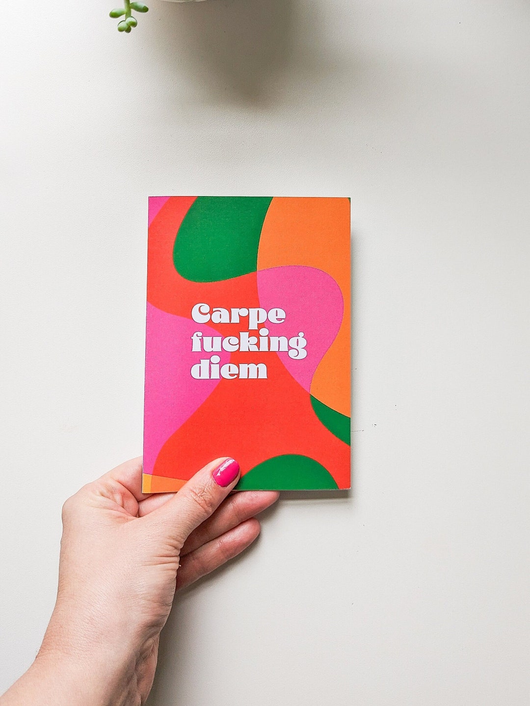 Carpe Fucking Diem - A6 Greeting Card - Etsy