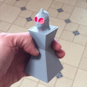 Land of the Lost Sleestak Skull on Podium: 3D Printed Figure - Etsy