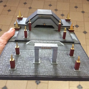 Altrusian City Plaza (as Seen in Pylon Express) 1974 Land of the Lost ...