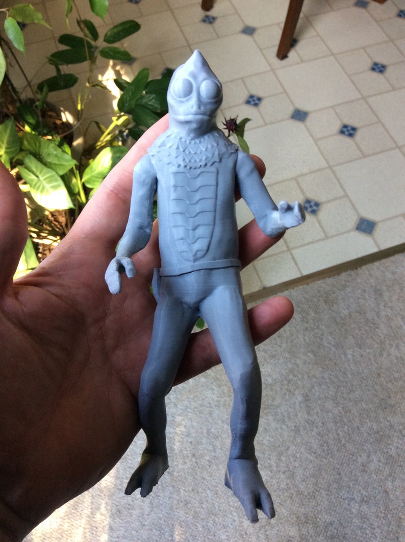 Sleestak - 7.5 Inch Figure - 1974 Land of the Lost - Etsy