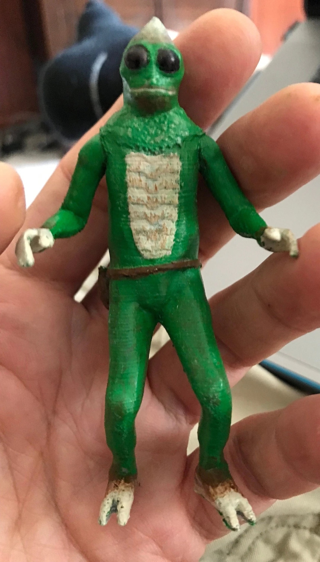 Sleestak - Painted 3.75 Inch Figure (1/18 Scale) - 1974 Land of the ...