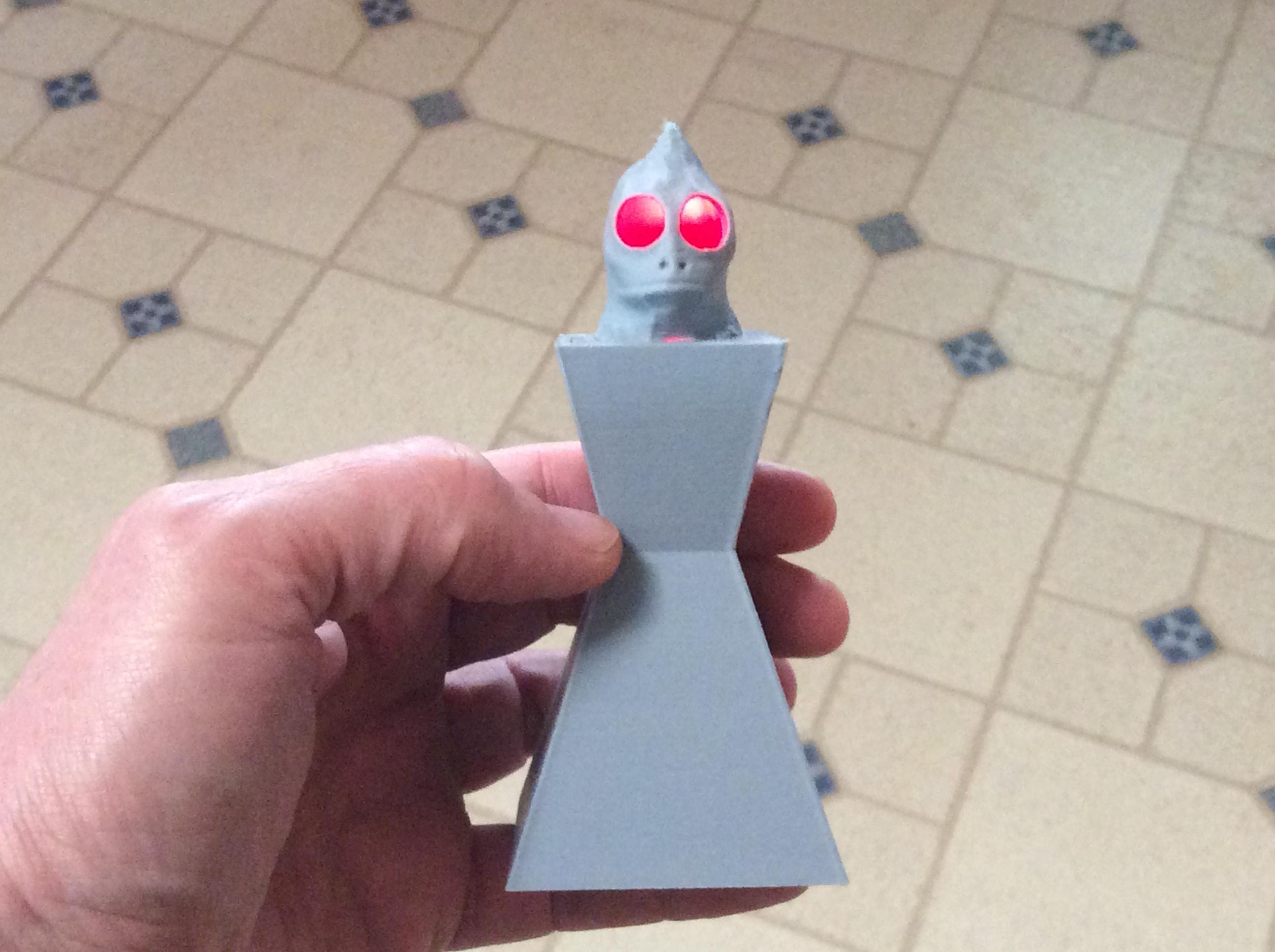 Land of the Lost Sleestak Skull on Podium: 3D Printed Figure - Etsy