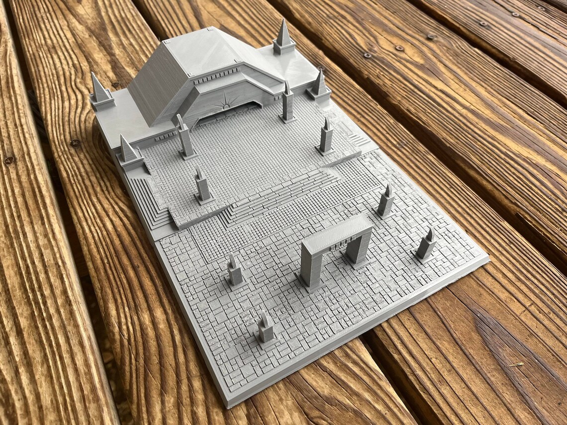 Altrusian City Plaza as Seen in Pylon Express 1974 Land of - Etsy