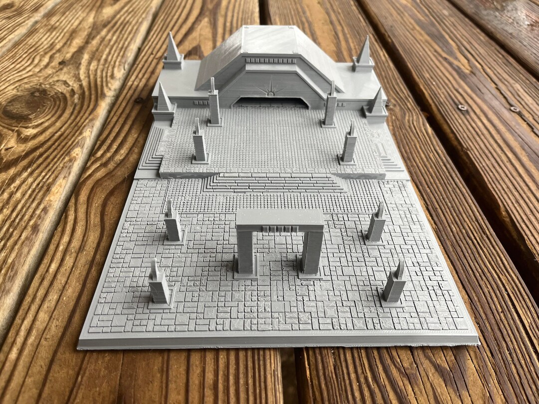 Altrusian City Plaza as Seen in Pylon Express 1974 Land of the Lost - Etsy