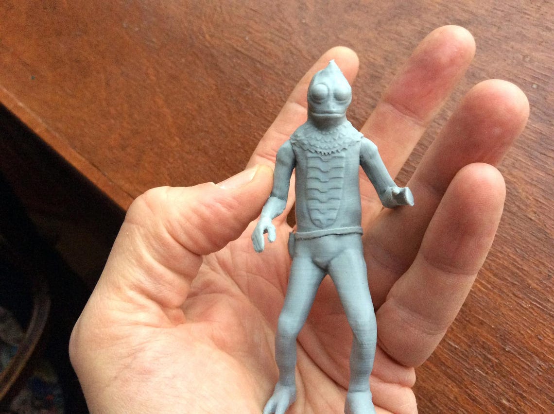 Sleestak - 3.75 Inch Figure (1/18 Scale) - 1974 Land of the Lost - Etsy