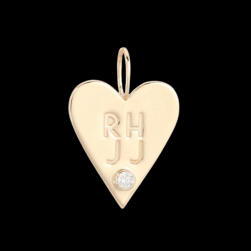 Initials With Heart - Etsy