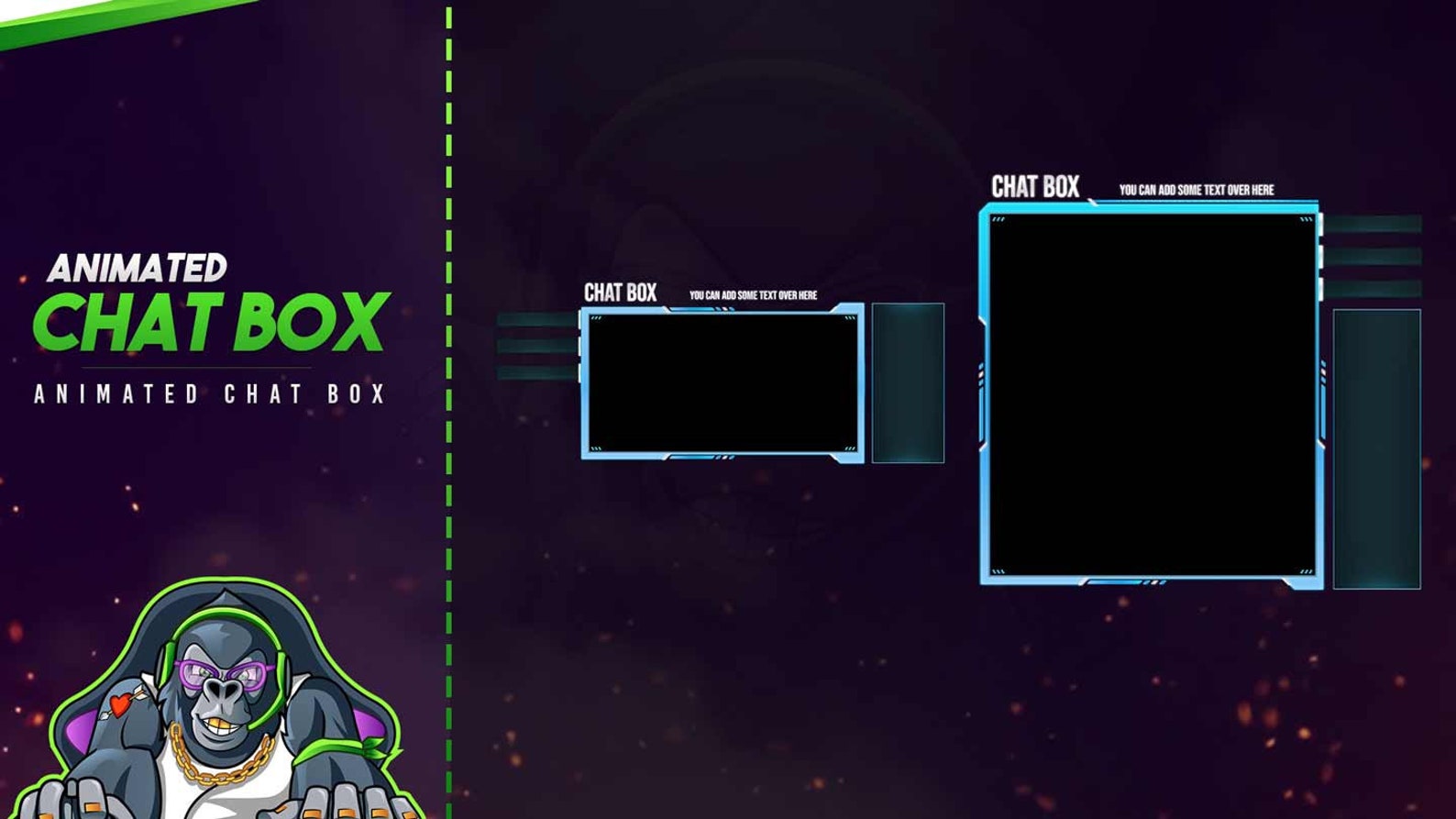 Hi-tech Animated Chat Box Animated Chat Box Chat Box for | Etsy