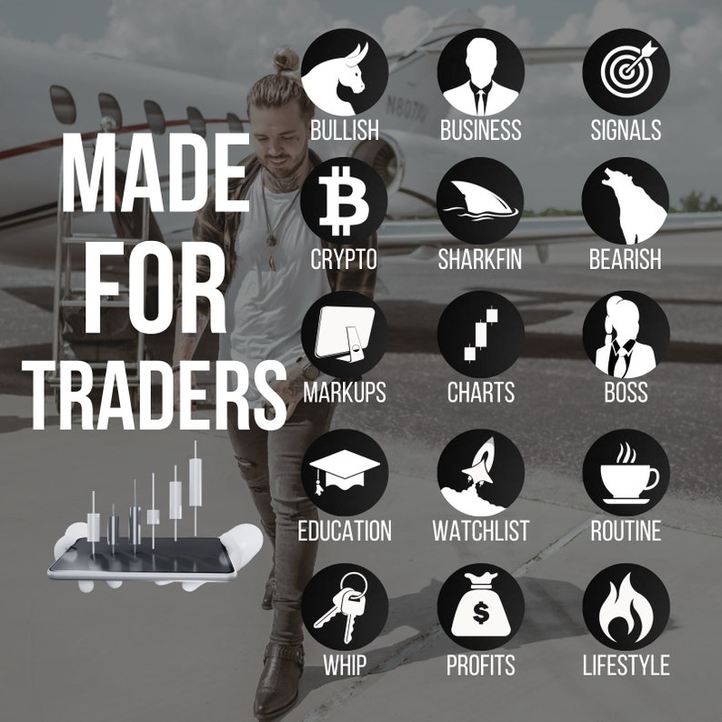 Instagram Forex Highlight Icons - Social Media - Covers - Profile ...