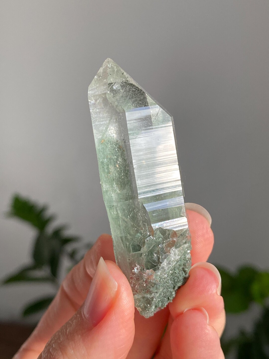 Phantom Himalayan Chlorite Quartz Specimen, Rainbow, Prismatic, Keys ...