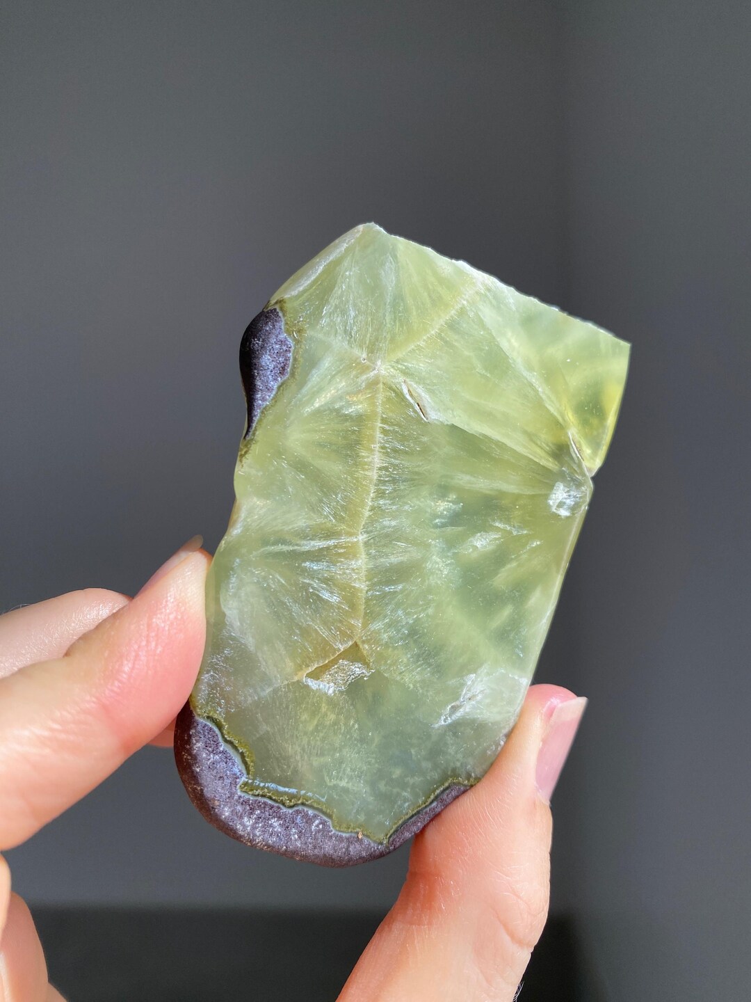 Rare Golden Australian Prehnite - Solar Plexus, Heart Chakra, Power ...