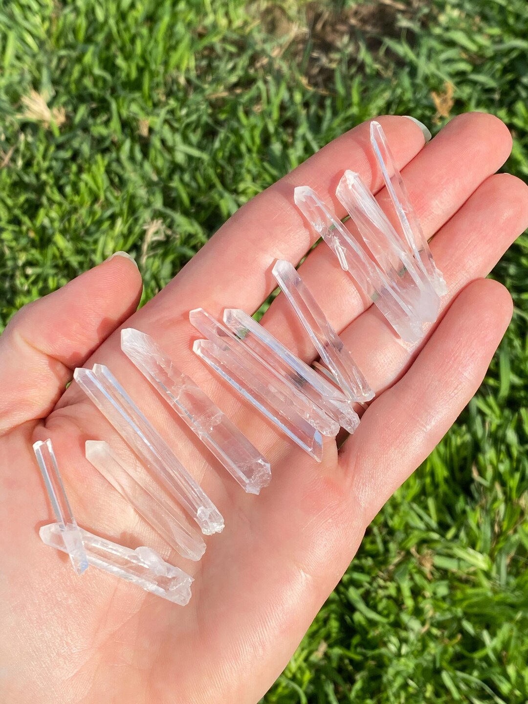 Lemurian Singing Quartz Crystal Point: White Smoke Inclusions ...