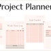 Project Planner, Printable Template, Project Bundle, Project Tracker ...