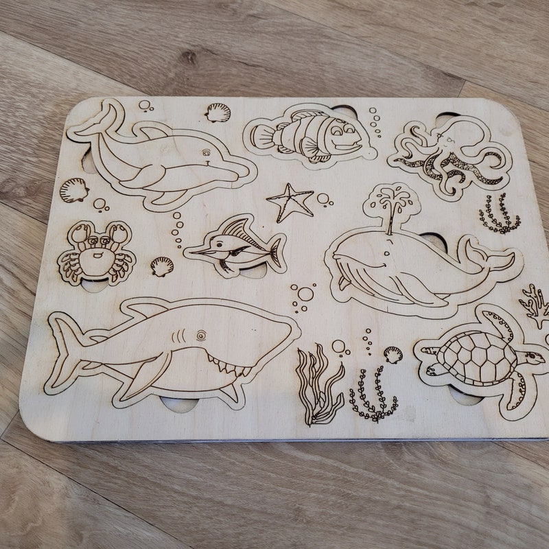 Wood Fish Puzzle - Etsy