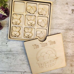 Easter Tic Tac Toe Game With Box Lid - Etsy