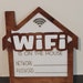 Wooden Wifi Network Sign, Wall Decor - Etsy
