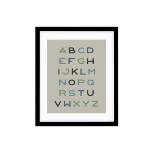 Alphabet Chart Printable - Etsy