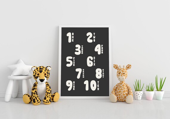 Number Chart Printable | Etsy